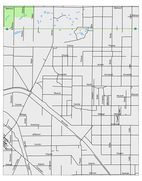 Sacramento and San Joaquin Drainage District Maps > Fresno County >