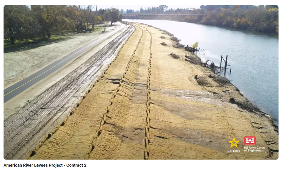 USACE: American River Levees Progress Video – Central Valley Flood ...